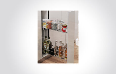 SIDE PULL - OUT-WIRE DESIGN - modularkitchen